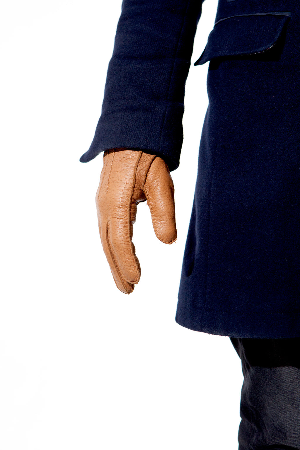 PECCARY LEATHER GLOVES, LINED WITH ALPACA WOOL by INES – Ines Gloves
